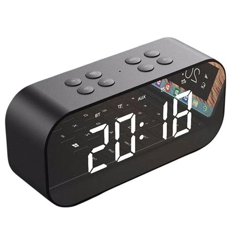Digital Clock With Bluetooth Speaker At William Rohde Blog