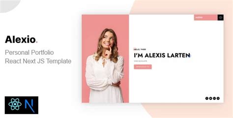 Alexio React Nextjs Personal Portfolio