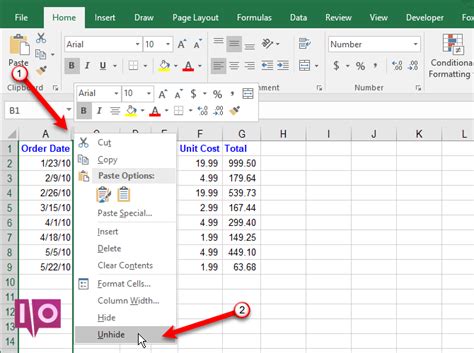 Comment Gérer Les Colonnes Dans Excel Moyens I O