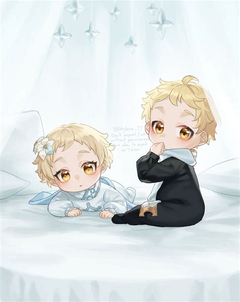 Lumine And Aether Genshin Impact Drawn By Ethylene Ty Danbooru