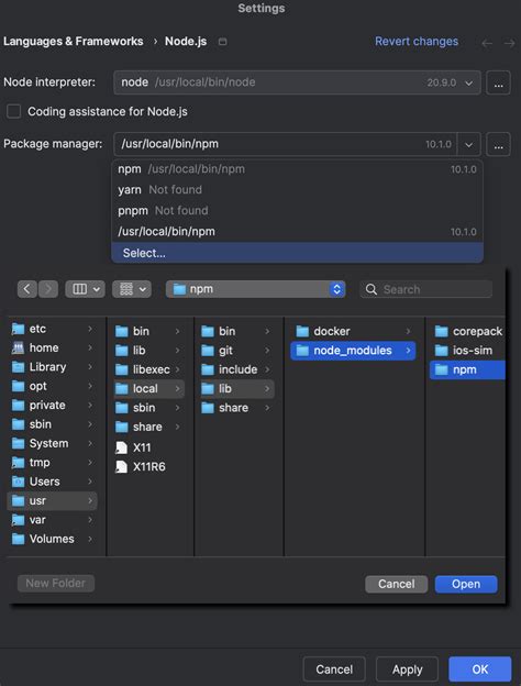 Npm Pnpm And Yarn Intellij Idea Documentation