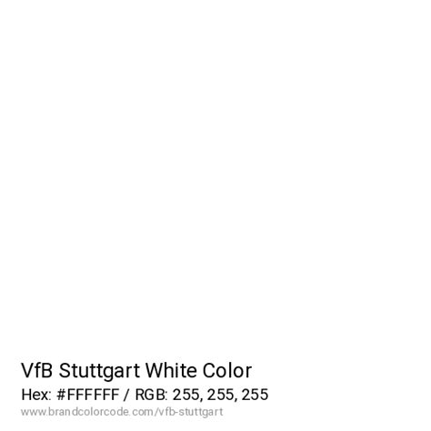 Vfb Stuttgart Brand Color Codes