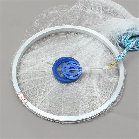 12Ft 3 6M 3 4 Mesh Cast Net Saltwater Bait Fish Casting Net With Real Sinker Walmart Canada