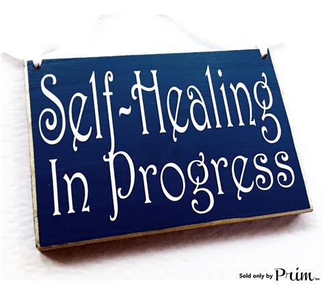 8x6 Self Healing In Progress Custom Spa Wood Sign Designs By Prim