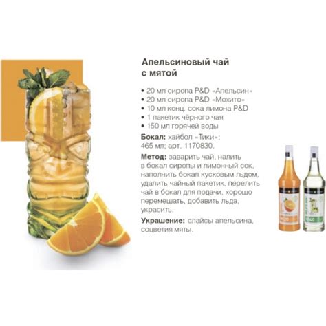 Сироп Pinch&Drop Марокканский апельсин, стекло, 1л 05031209 — купить по ...