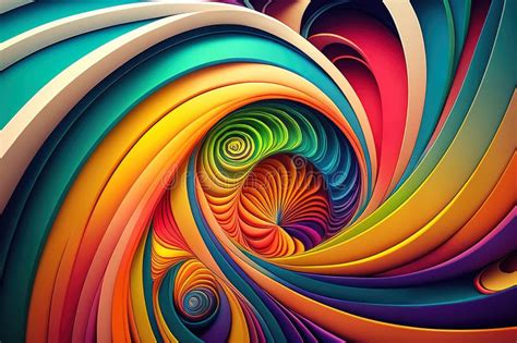 Vibrant And Dynamic Abstract Background With Colorful Swirls And Lines Creating A Mesmerizing