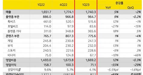 1분기 영업익 반토막난 카카오 Ai투자 지속 경쟁력 낮은 사업 정리