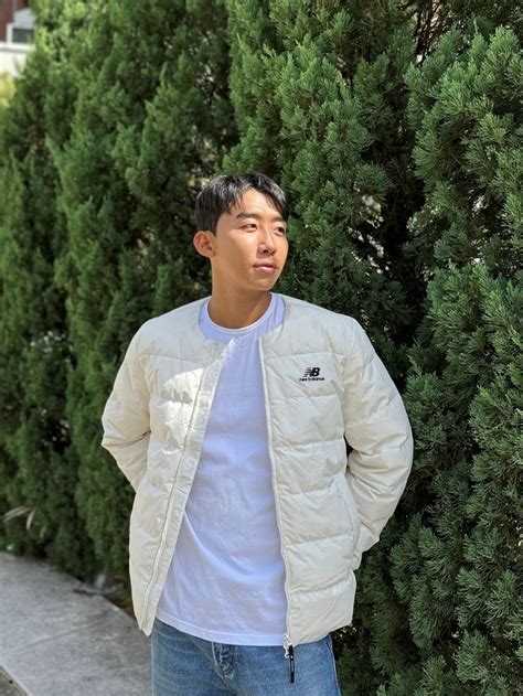 김연아 뉴발란스 경량패딩 가을 코디 레이어드 활용도 좋은 남자 패딩 네이버 블로그