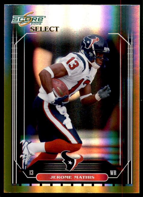 2006 Select Gold 110 Jerome Mathis Nm Mt
