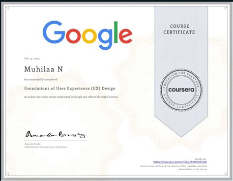 Muhilaa N On Linkedin Userexperience Userresearch Courseracertificate