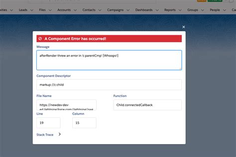 lightning what is the use of errorcallback lifecycle hook in lwc