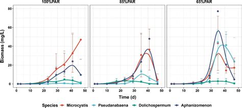 The Variations In The Dominant Cyanobacterial Biomass Microcystis