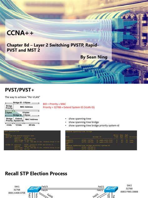 8dlayer 2 Switching Pvstp Rapid Pvst And Mst 2 Pdf Network Topology Internet Protocols