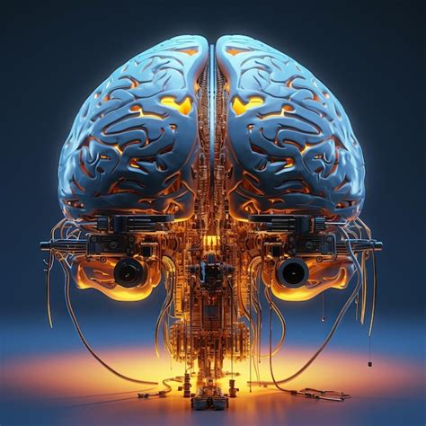 Premium Ai Image Illustration Of Photo Digital Brain Model Artificial Intelligence Oc