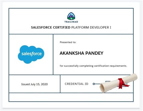 Akanksha Pandey On Linkedin Sfdc Pd1 Salesforce Certification