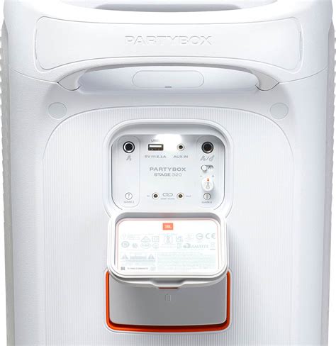 Jbl Partybox Stage Portable Wireless Party Speaker White Jblpbstage Swam Best Buy