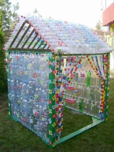 Поделки из пластмассовых бутылок своими руками для дачи сада огорода детского сада школы