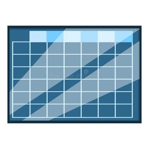 Empty Spreadsheet With Cells For Organizing And Presenting Data Stock Illustration