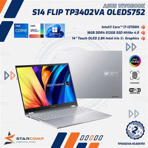 Promo Asus Vivobook S Flip Tp Va Oleds I H Gb Gb K Touch Win Cicil