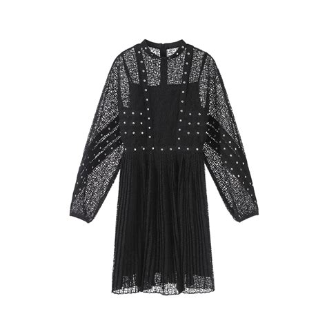 Подиум Осень Зима Женское Полосатое Плиссированное винтажное шифоновое платье с принтом черное