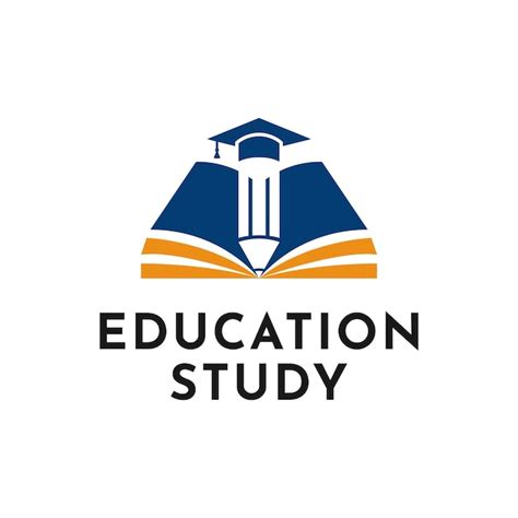 Premium Vector Education Study Logo Design Concept With Graduate Toga