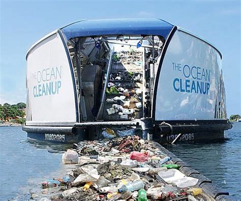 This Robotic Barge Gobbles Up Ocean Trash