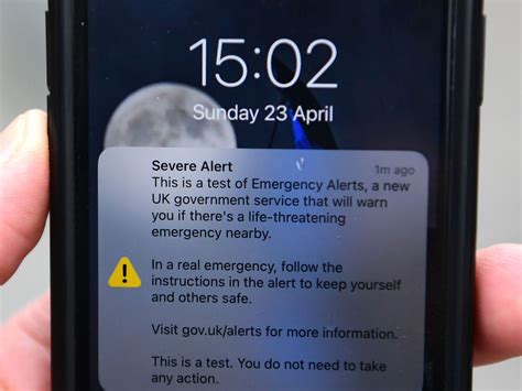 Emergency Alert Test UK