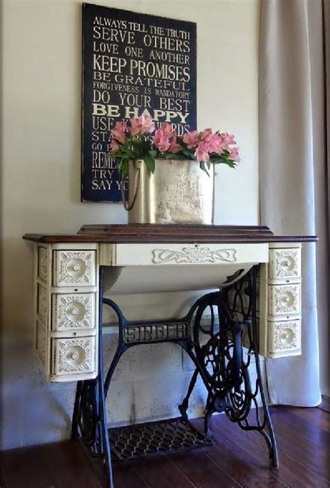 Decoração Com Máquina De Costura Antiga 38 Ideias Incríveis Para Se