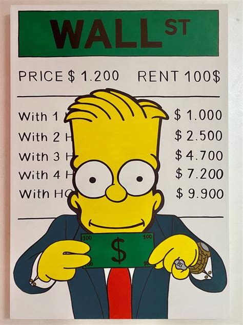 Mvr Bart Simpson The Wolf Of Wall Street Catawiki