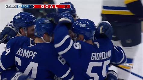 Stltor Mcmann Scores Goal Against Jordan Binnington Toronto Maple Leafs