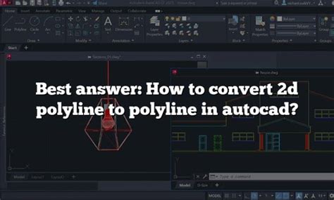 Best Answer How To Convert D Polyline To Polyline In Autocad