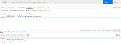 Correlate Message Rest Call Not Working Discussion And Questions Camunda Forum