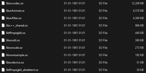 Ffmpeg How To Remove Unnecessary External Library Files From Android Apk Stack Overflow