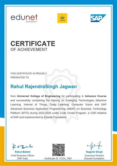 Rahul Jagwan On Linkedin Achievement Emergingtechnologies Machinelearning Iot Deeplearning