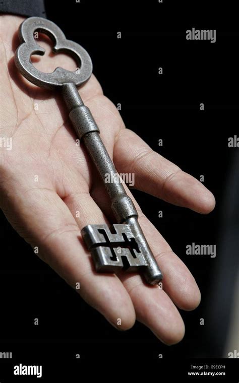 Security Supervisor Roger Thomas With The Key Just Before He Locked The Doors Of Bow Street