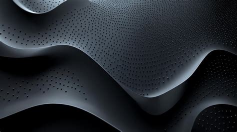 Abstract Dark Wave Patterns Premium Ai Generated Image