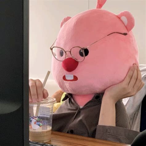 Zanmang Loopy Beaver Ruby 플러시 인형 대형