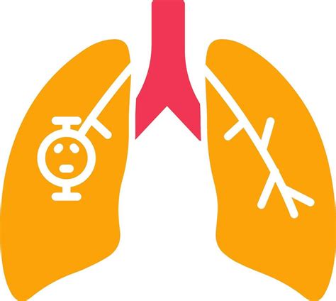 Lung Cancer Vector Icon 41800980 Vector Art At Vecteezy