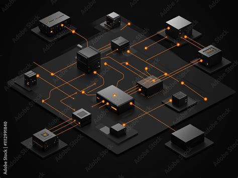 Ilustración De Stock Animated Network Diagram Of Nat With Bidirectional Ip Flow Adobe Stock
