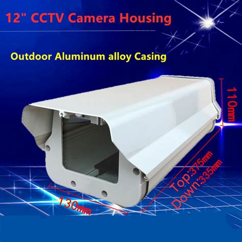 12 Cctv Camera Housing Outdoor Aluminum Alloy Casing Rear Opening Shopee Philippines