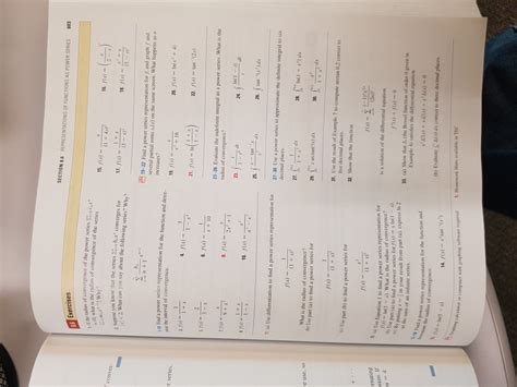 solved section 8 6 representations of functions as power