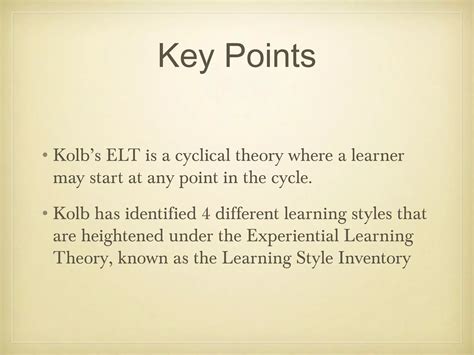 Elt Learning Theory Ppt