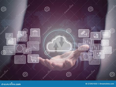 Big Data Storage Connecting Together Using The Technology Of Cloud Computing Global Connection