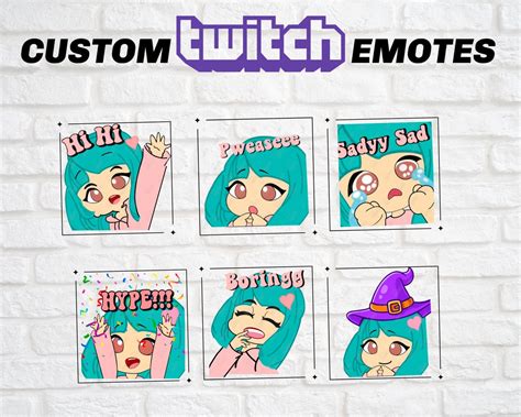 Custom Twitch Emotes Etsy