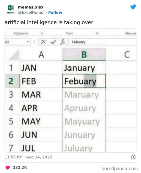 40 Hilarious Pics And Memes You Might Appreciate If Youve Ever Used Microsoft Excel New Pics