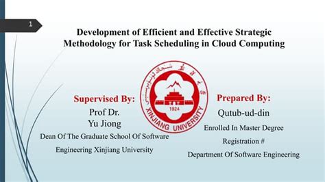 Task Scheduling Methodology In Cloud Computing Pptx