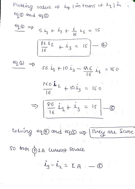 Solved Problem 2 Solve The Circuit In Figure 2 Using Mesh Analysis