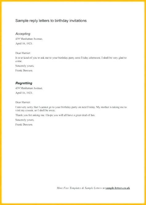 Reasons You Should Fall In Love With Formal Reply To An Invitation Template Formal Reply