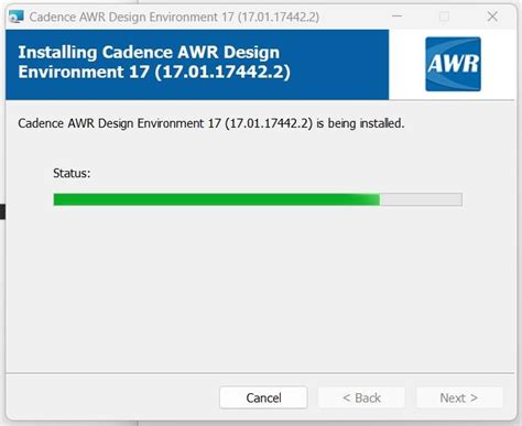 Quick Start Guide Installing Cadence Applied Wave Research Via Cadpass Client Secure Connection