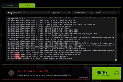 Unable To Flash The AGX Xavier Industrial With The Carrier Board Jetson AGX Xavier NVIDIA